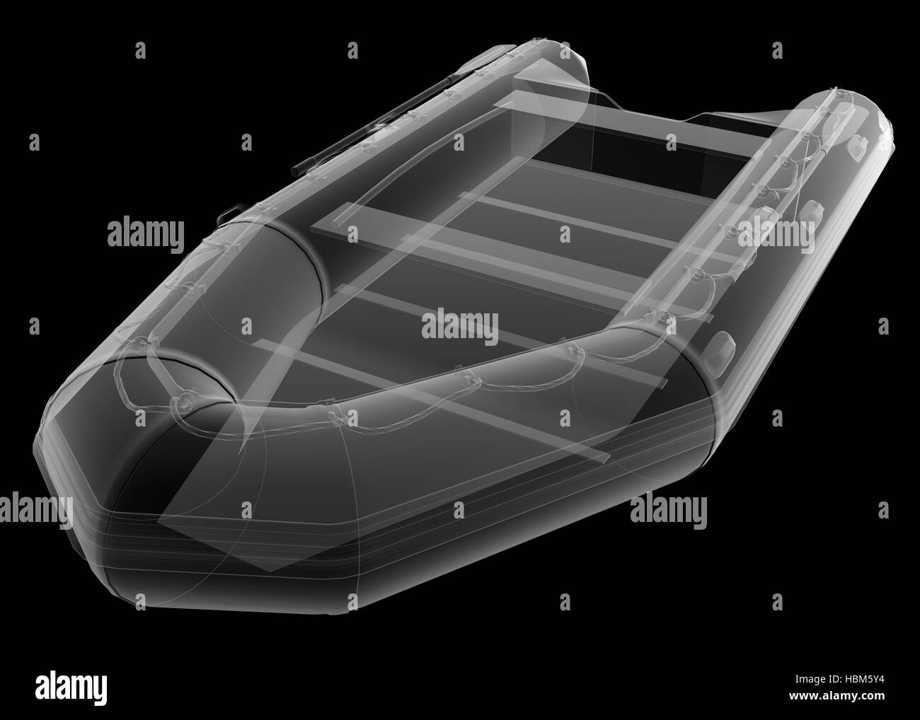 isolated transparent rubber boat Stock Photo - Alamy