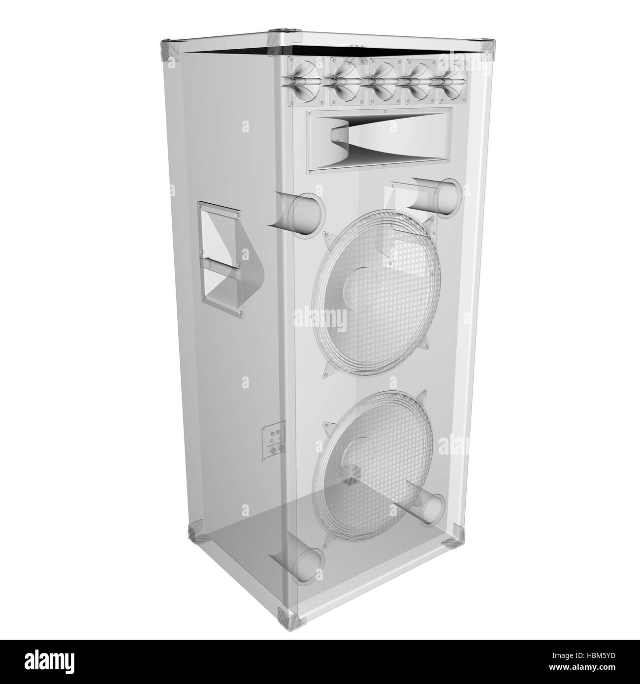 isolated transparent music speaker Stock Photo - Alamy