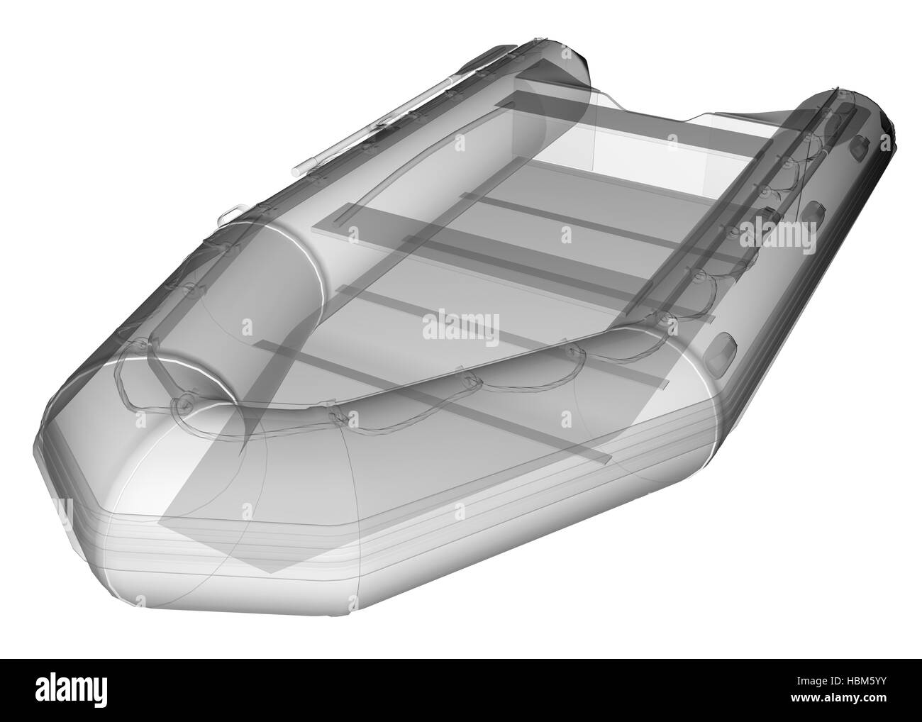 Boat isolated inflatable Black and White Stock Photos & Images - Alamy