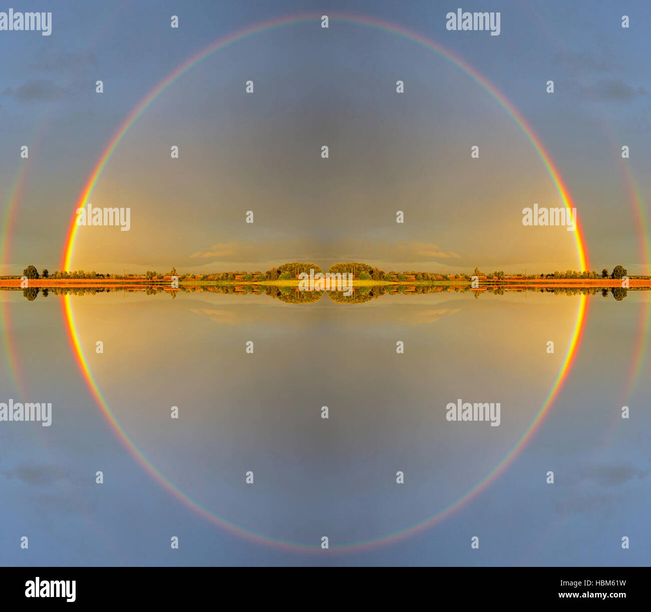 Regenbogen kreis hi-res stock photography and images - Alamy