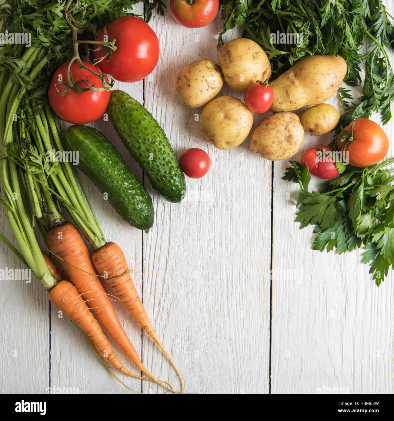 freshly grown raw vegetables Stock Photo - Alamy