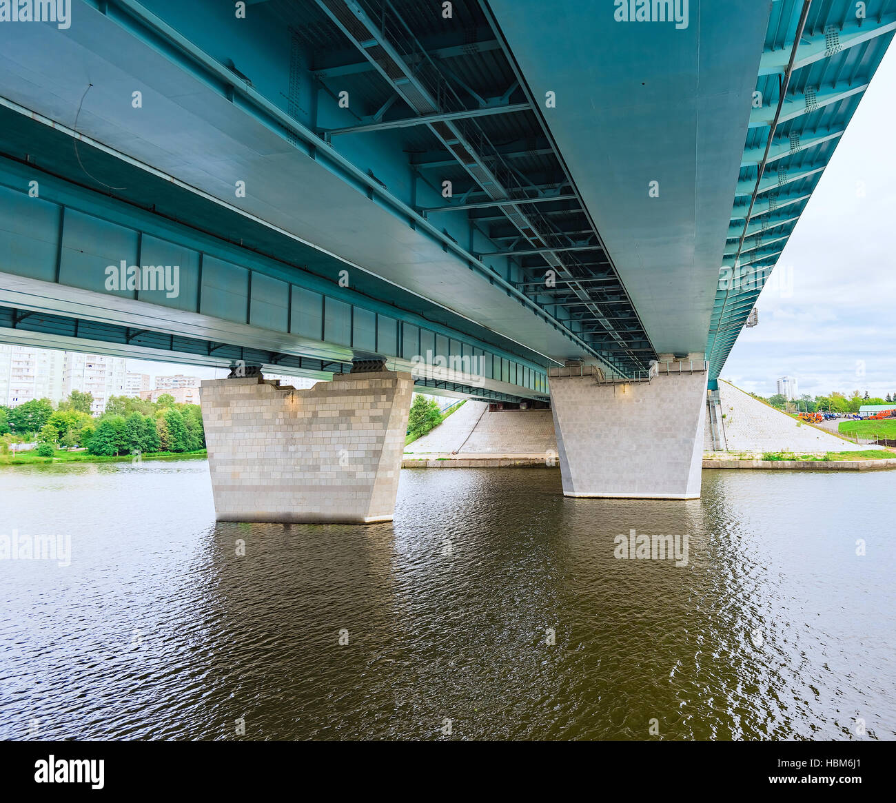 road bridge over the river Stock Photo - Alamy