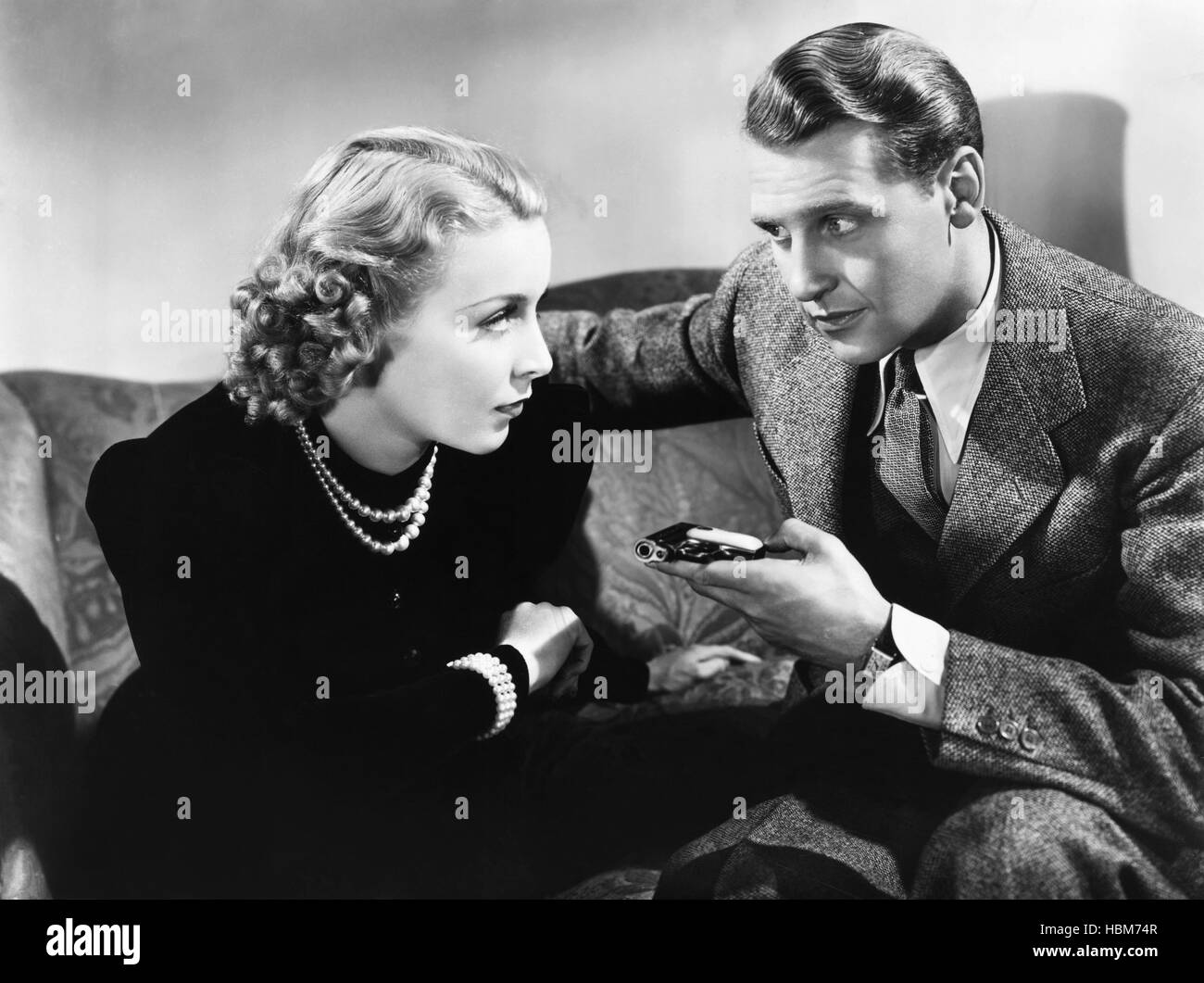 COUNTERFEIT LADY, from left: Joan Perry, Ralph Bellamy, 1936 Stock ...