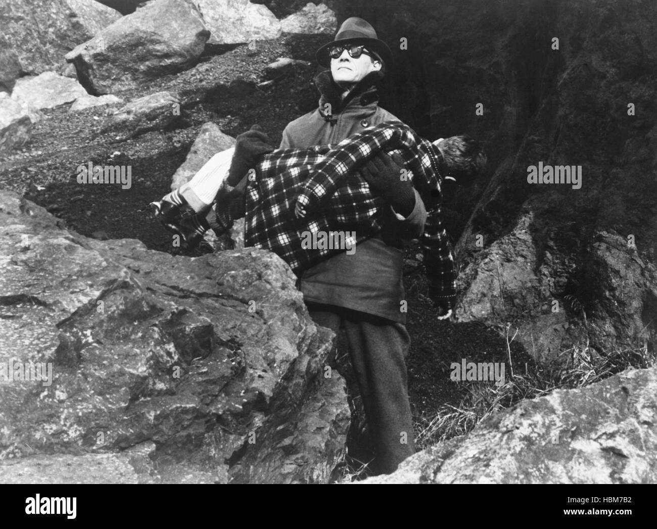 THE COSMIC MAN, John Carradine, Scotty Morrow (being held), 1959 Stock ...