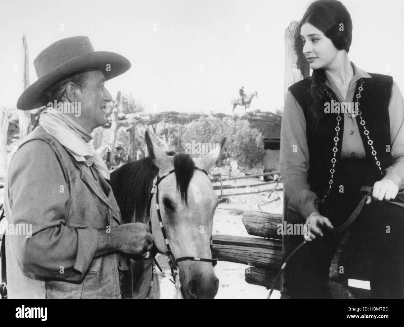 THE COMANCHEROS, from left: John Wayne, Ina Balin, 1961, TM and ...