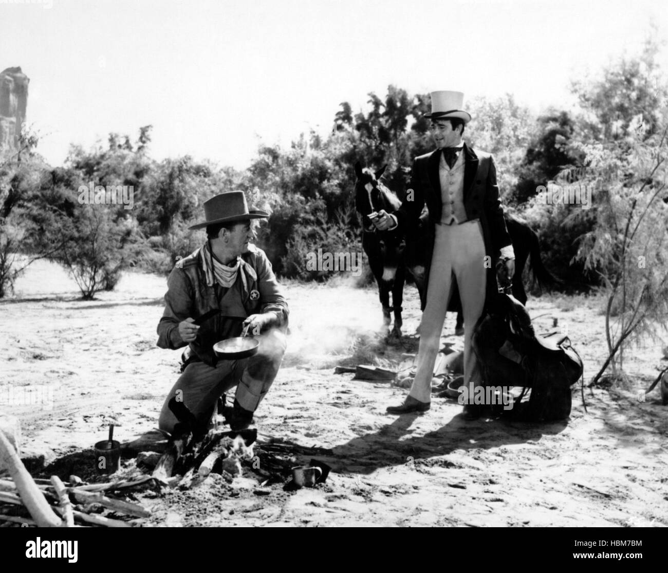 THE COMANCHEROS, from left: John Wayne, Stuart Whitman, 1961, TM and ...
