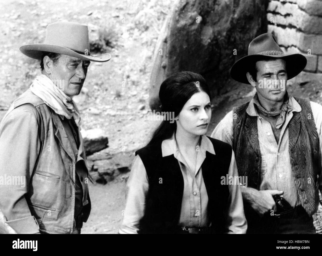 THE COMANCHEROS, from left: John Wayne, Ina Balin, Stuart Whitman, 1961 ...