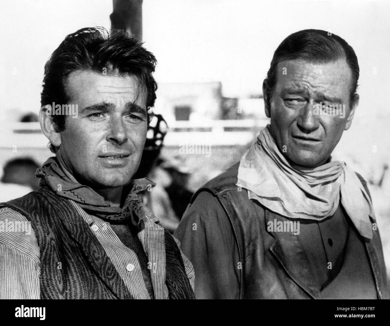 THE COMANCHEROS, from left: Stuart Whitman, John Wayne, 1961, TM and ...