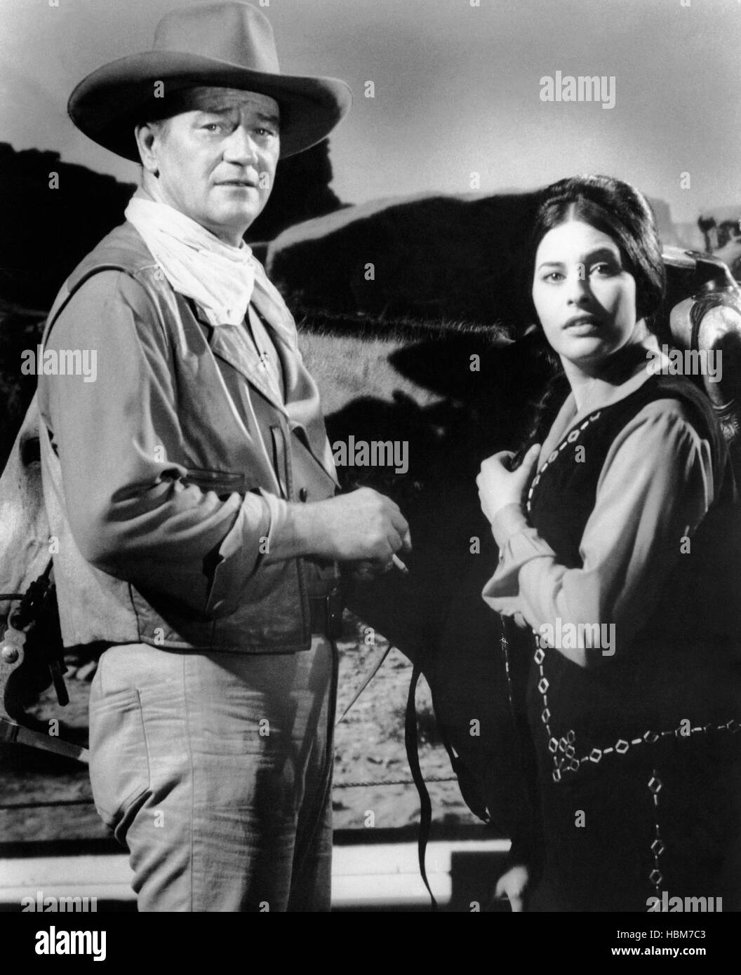 THE COMANCHEROS, from left, John Wayne, Ina Balin, 1961, TM and ...