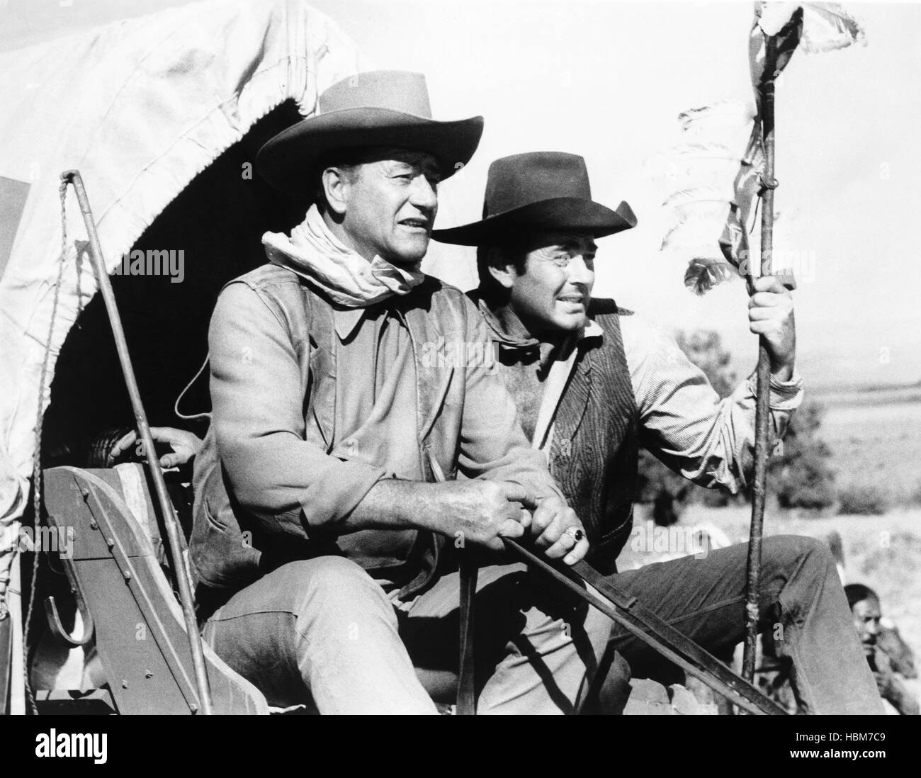 THE COMANCHEROS, from left, John Wayne, Stuart Whitman, 1961, TM and ...