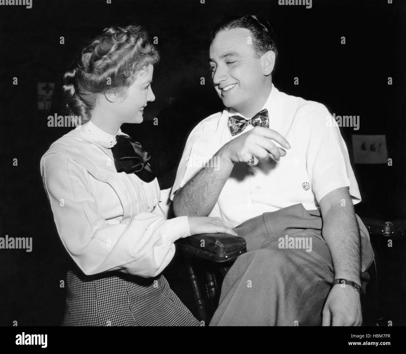 THE COCKEYED MIRACLE, from left, Audrey Totter, director S. Sylvan ...