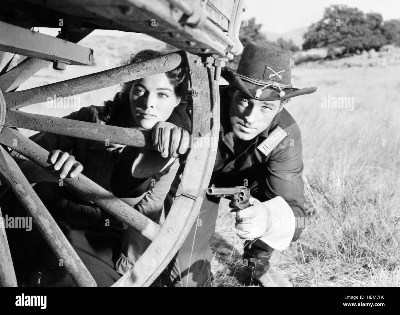 THE COMMAND, Joan Weldon, Guy Madison, 1954 Stock Photo - Alamy