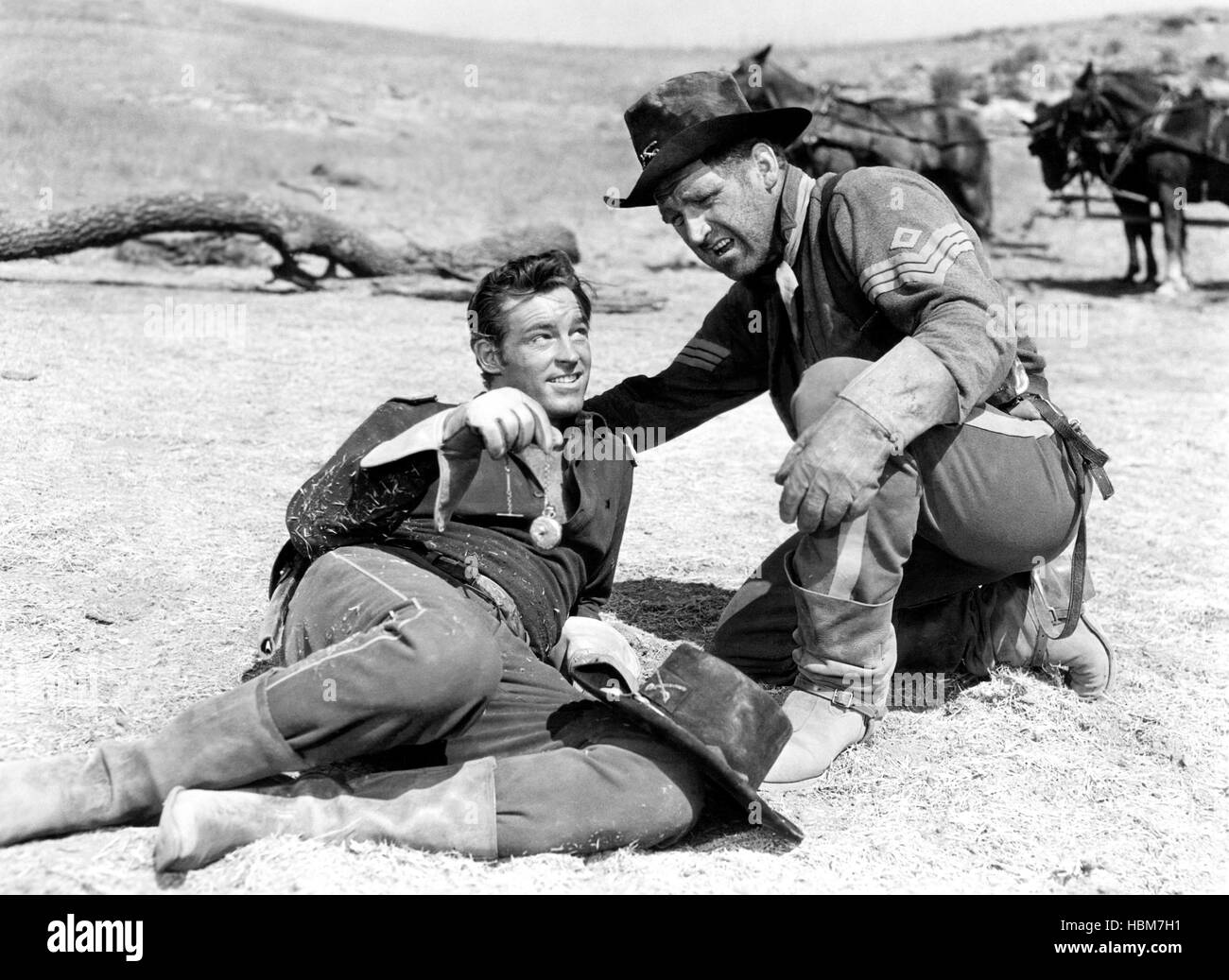 THE COMMAND, Guy Madison, James Whitmore, 1954 Stock Photo - Alamy