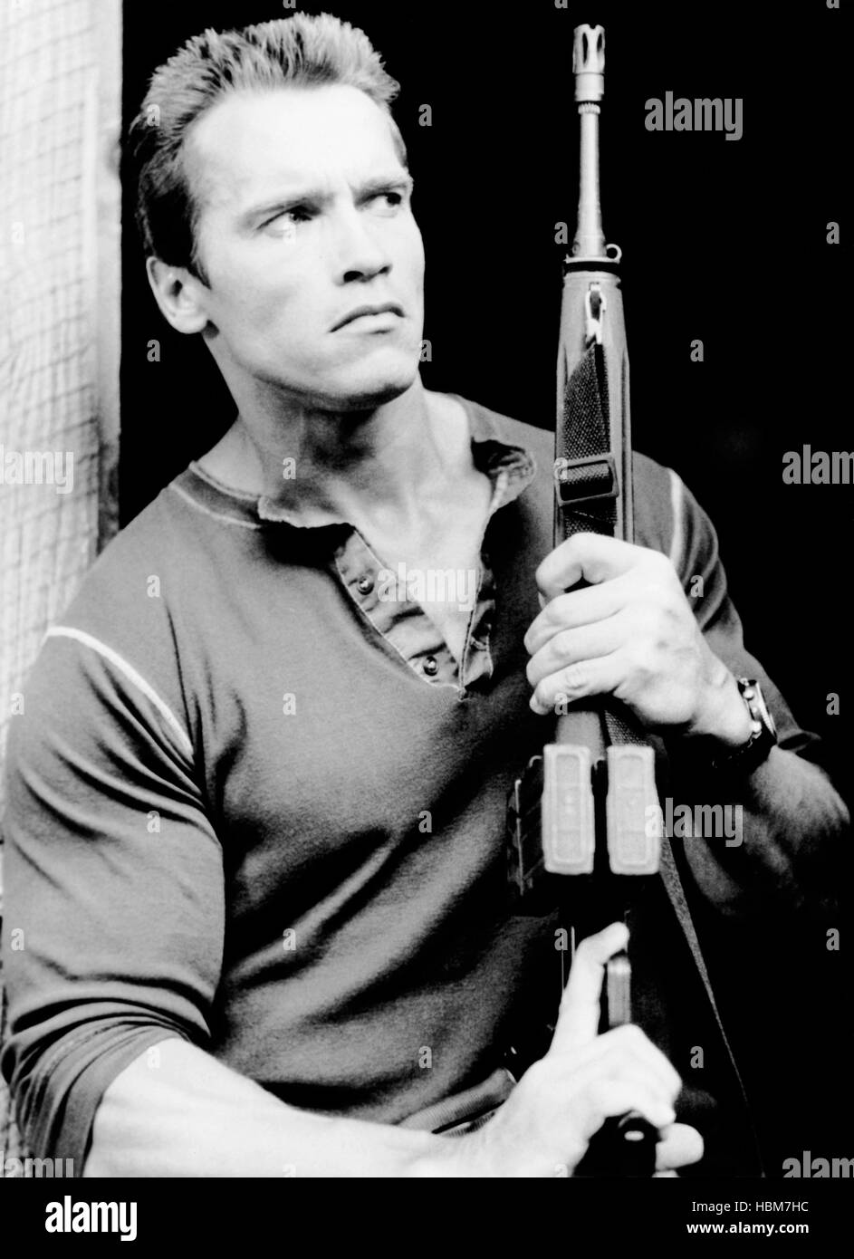 COMMANDO, Arnold Schwarzenegger, 1985, TM and Copyright ©20th Century ...