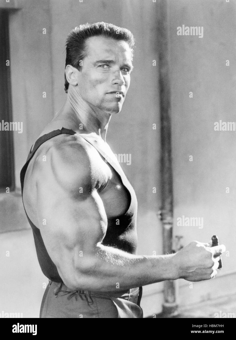 COMMANDO, Arnold Schwarzenegger, 1985, TM and Copyright ©20th Century ...