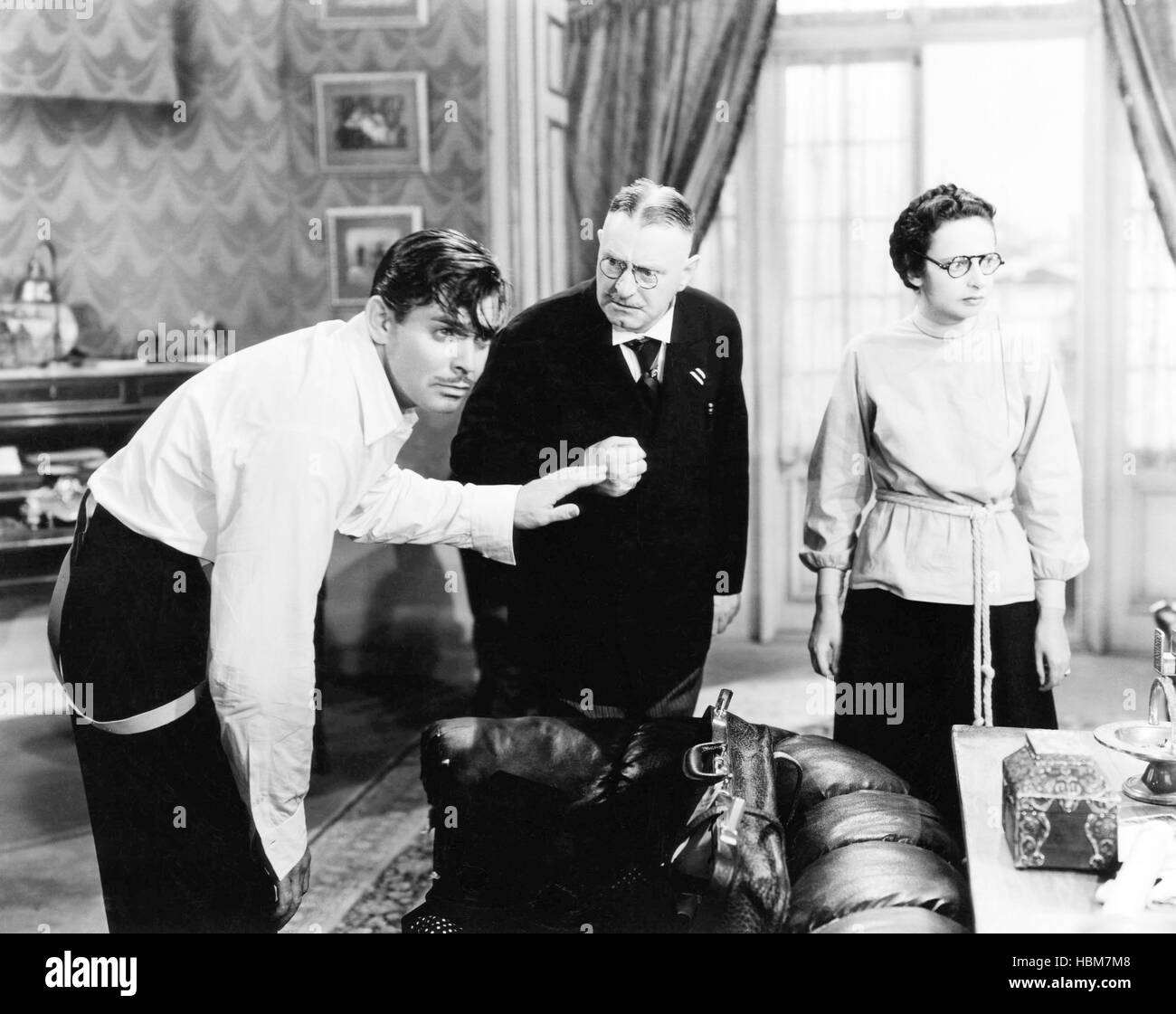 COMRADE X, Clark Gable, Sig Ruman, Natasha Lytess, 1940 Stock Photo - Alamy
