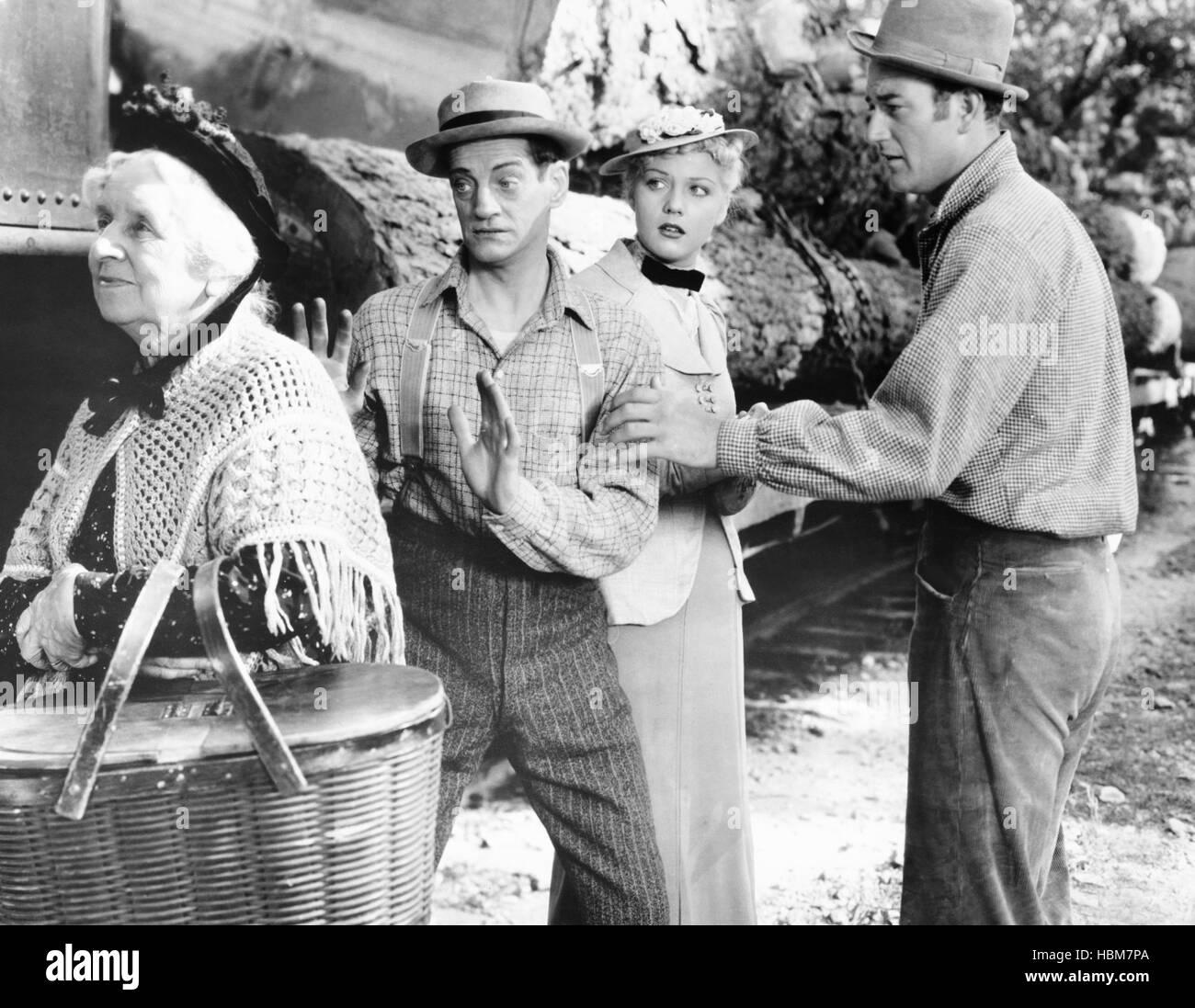 CONFLICT, from left: Margaret Mann, Eddie Borden, Jean Rogers, John ...
