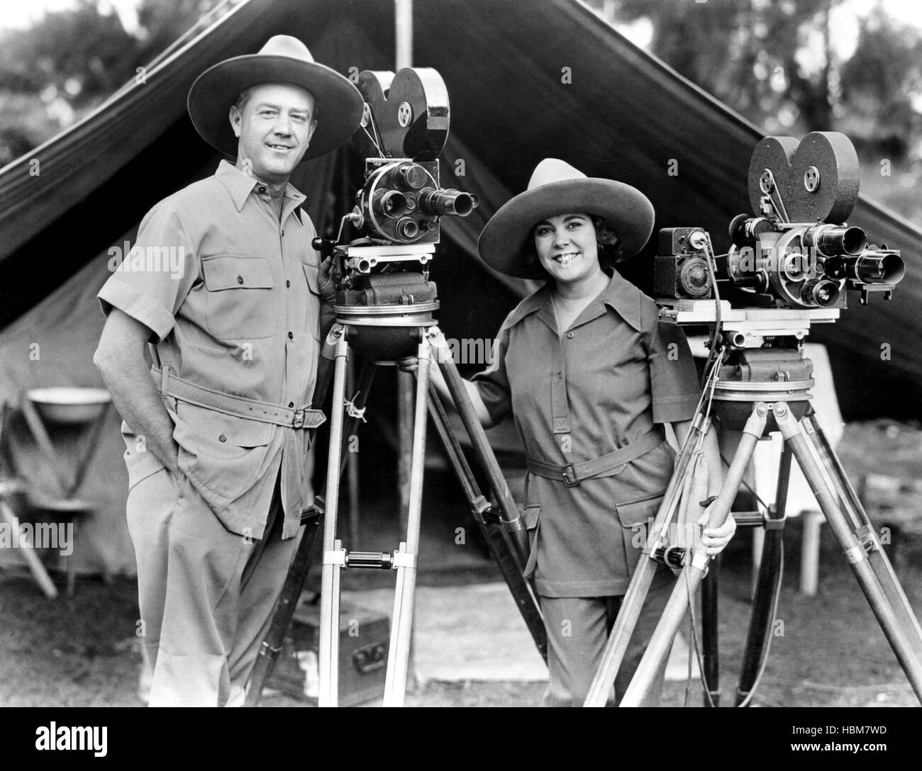 CONGORILLA, Martin Johnson, Osa Johnson, on location, 1932, (c) 20th ...