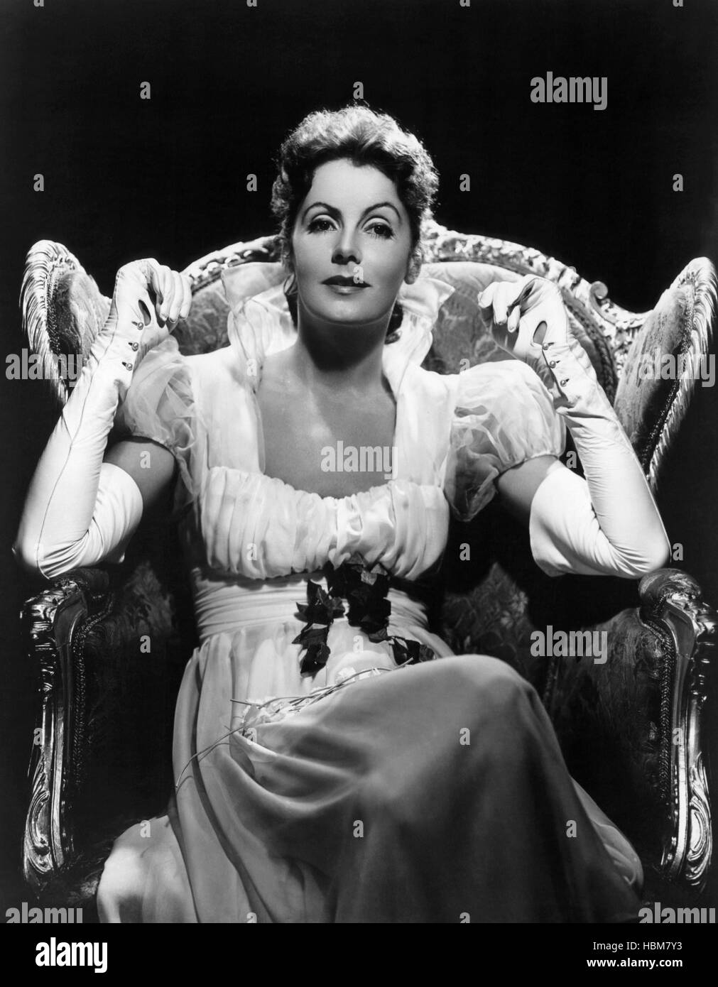 CONQUEST, Greta Garbo, portrait by Clarence Sinclair Bull, 1937 Stock ...