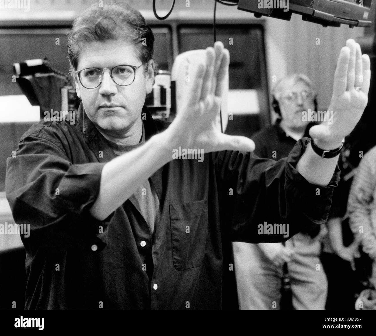 CONTACT, director Robert Zemeckis, on-set, 1997, (c) Warner Brothers ...