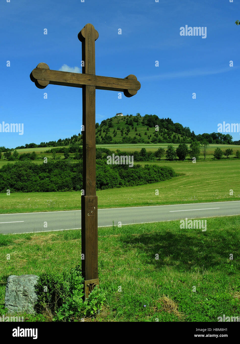 wayside cross, swabian alb, Germany, Europe Stock Photo - Alamy