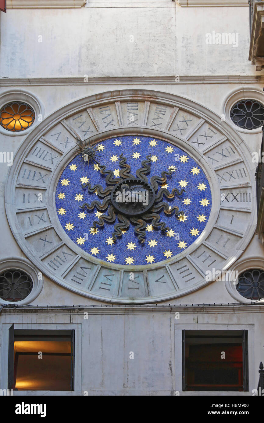 St Mark Clock Back Stock Photo - Alamy