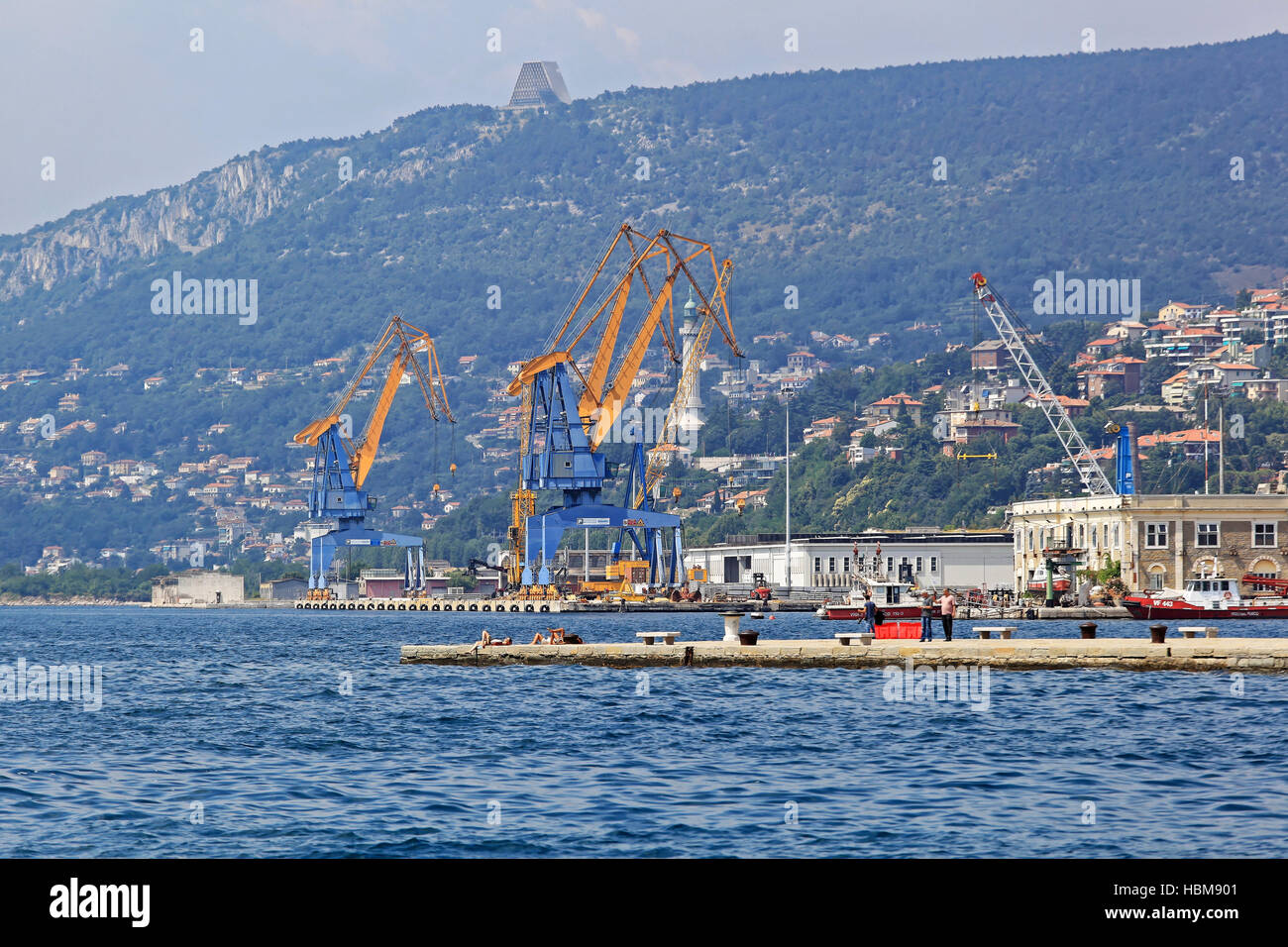 Trieste port hi-res stock photography and images - Alamy