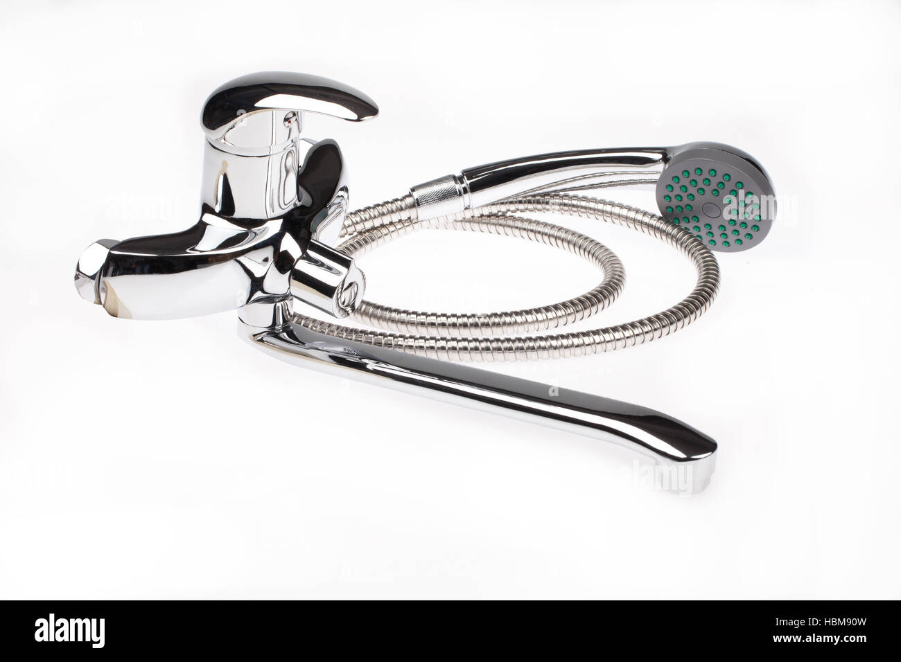 Shiny chrome plated metal Cut Out Stock Images & Pictures - Alamy