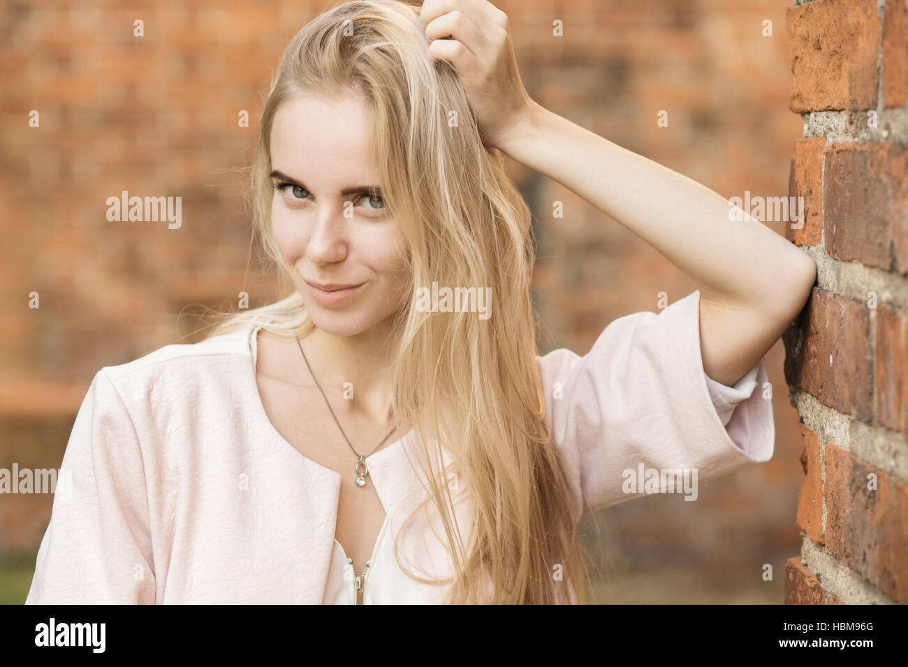 Fluffy blond hair hi-res stock photography and images - Alamy