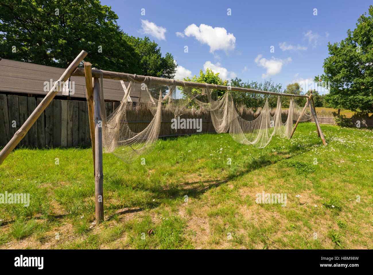 old fishing net Stock Photo - Alamy