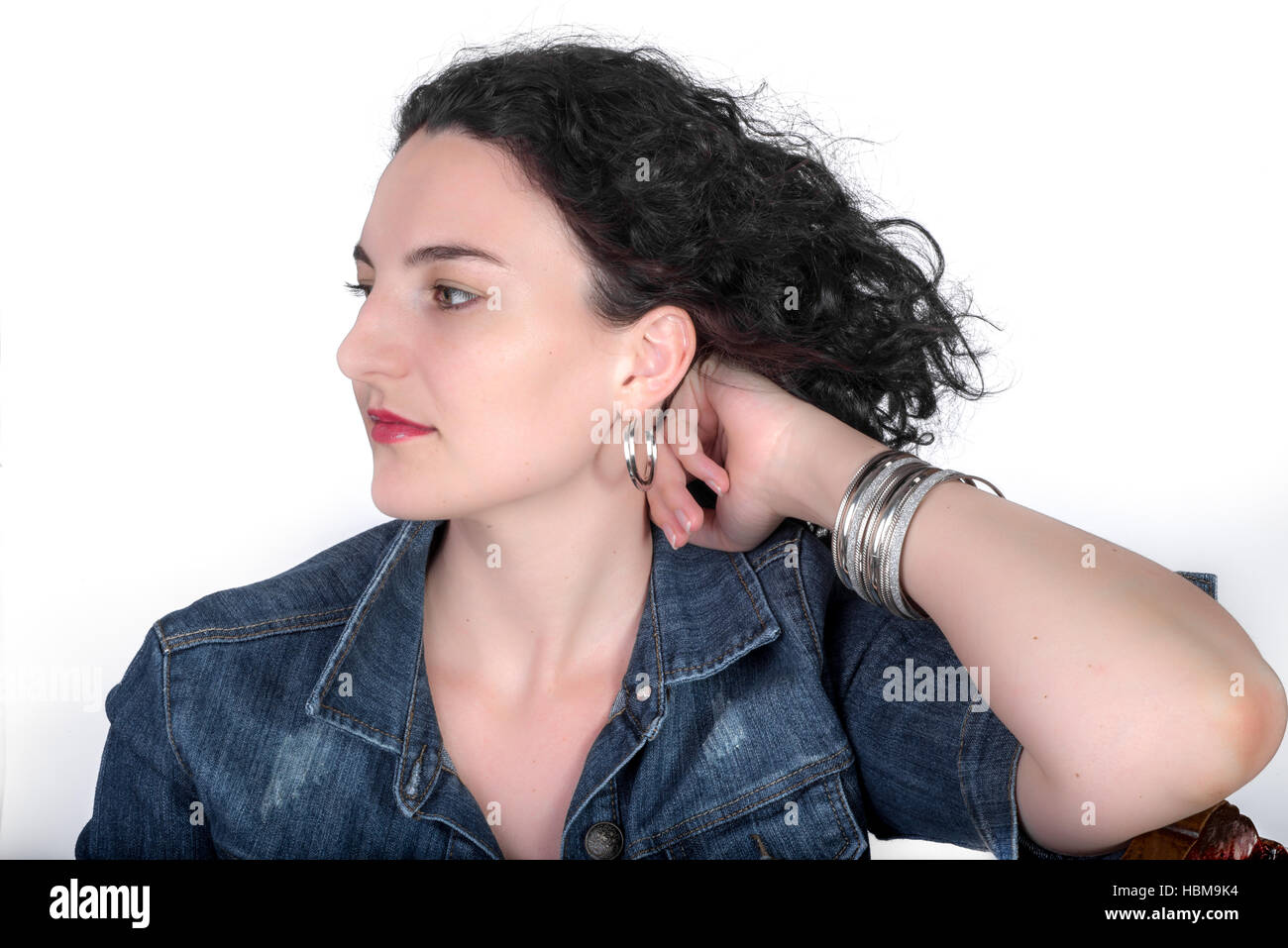 Jean jacket hi-res stock photography and images - Alamy