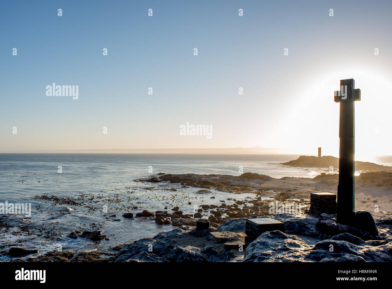 Dias' Cross by the Atlantic Ocean Stock Photo - Alamy