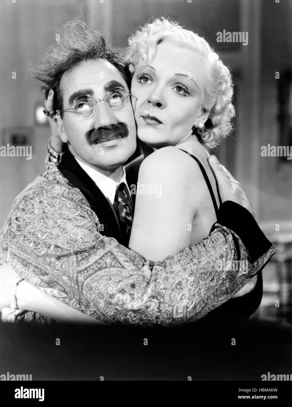 A DAY AT THE RACES, from left, Groucho Marx, Esther Muir, 1937 Stock ...