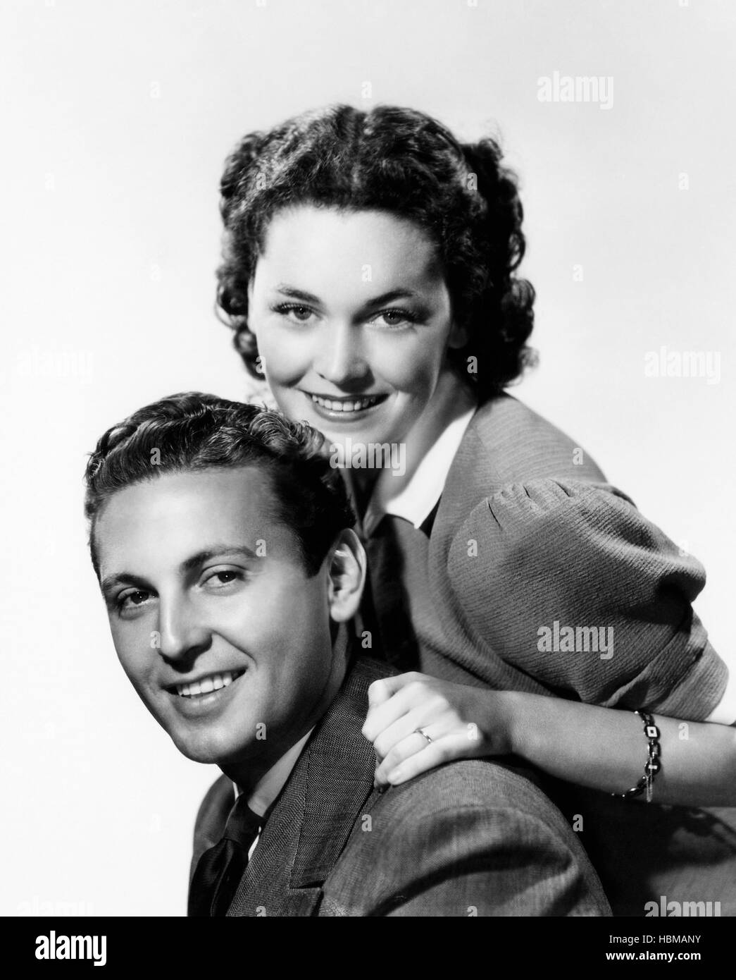 A DAY AT THE RACES, Allan Jones, Maureen O'Sullivan, 1937 Stock Photo ...