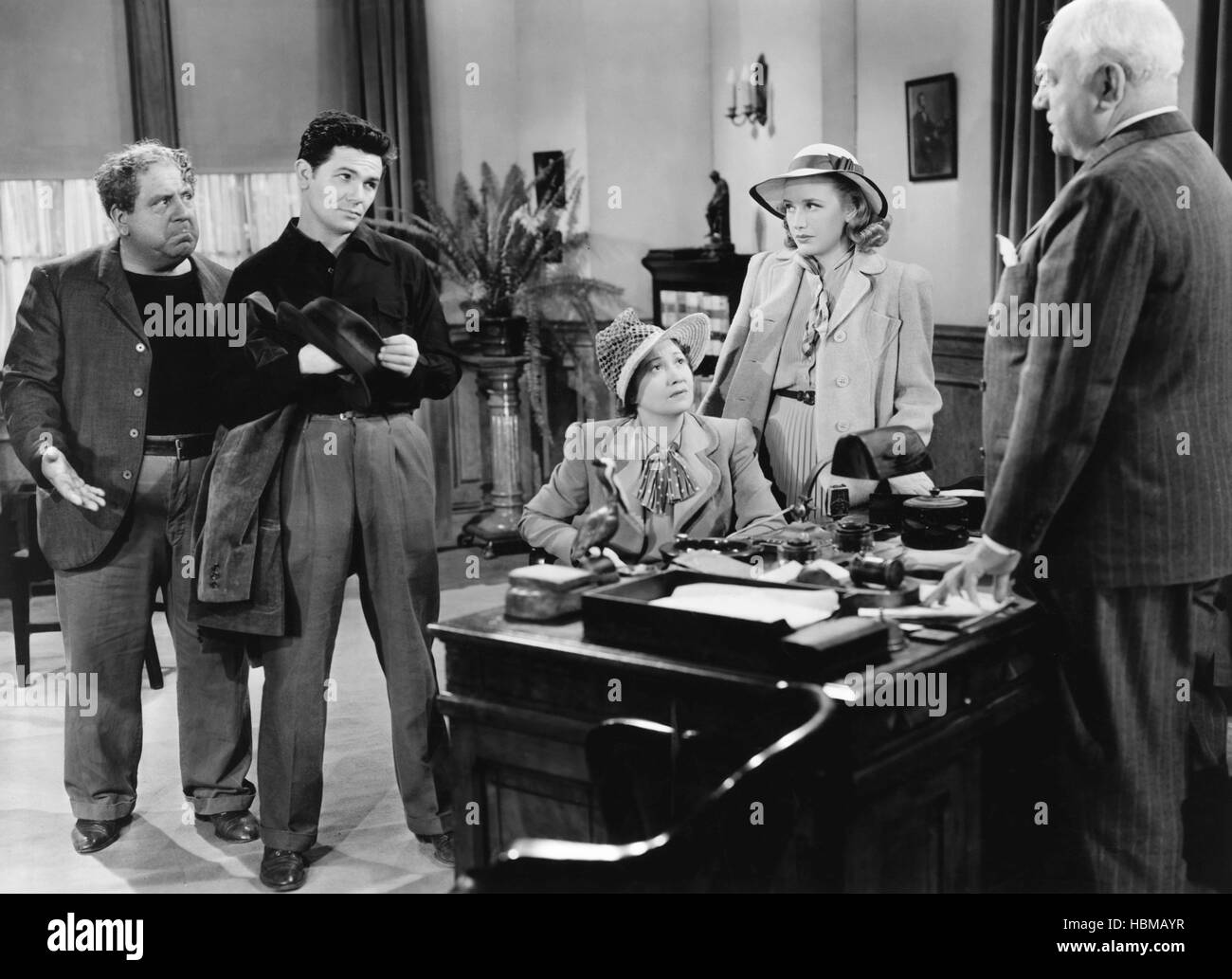 DAUGHTERS COURAGEOUS, from left, George Humbert, John Garfield, Fay ...