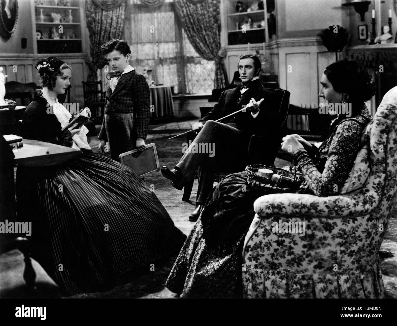 DAVID COPPERFIELD, Elizabeth Allan, Freddie Bartholomew, Basil Rathbone ...
