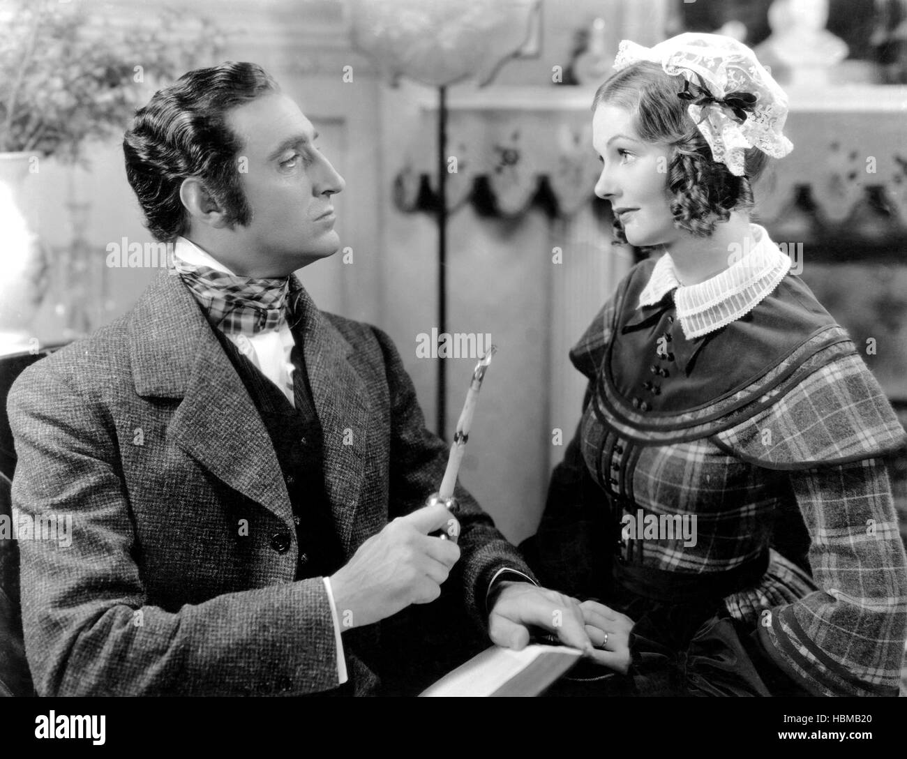 DAVID COPPERFIELD, Basil Rathbone, Elizabeth Allen, 1935 Stock Photo ...
