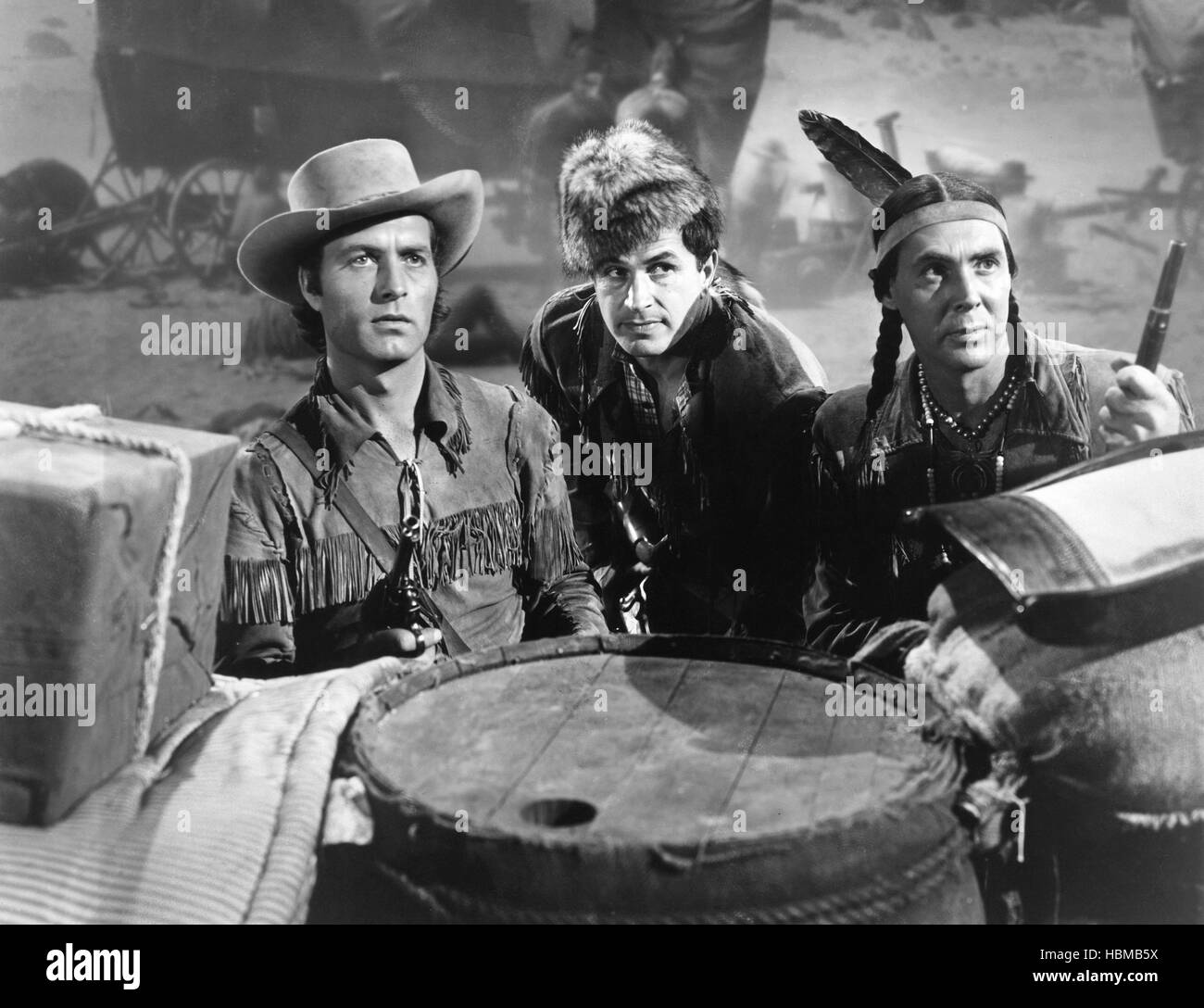 DAVY CROSCKETT, INDIAN SCOUT, from left: George Montgomery, Noah Beery ...