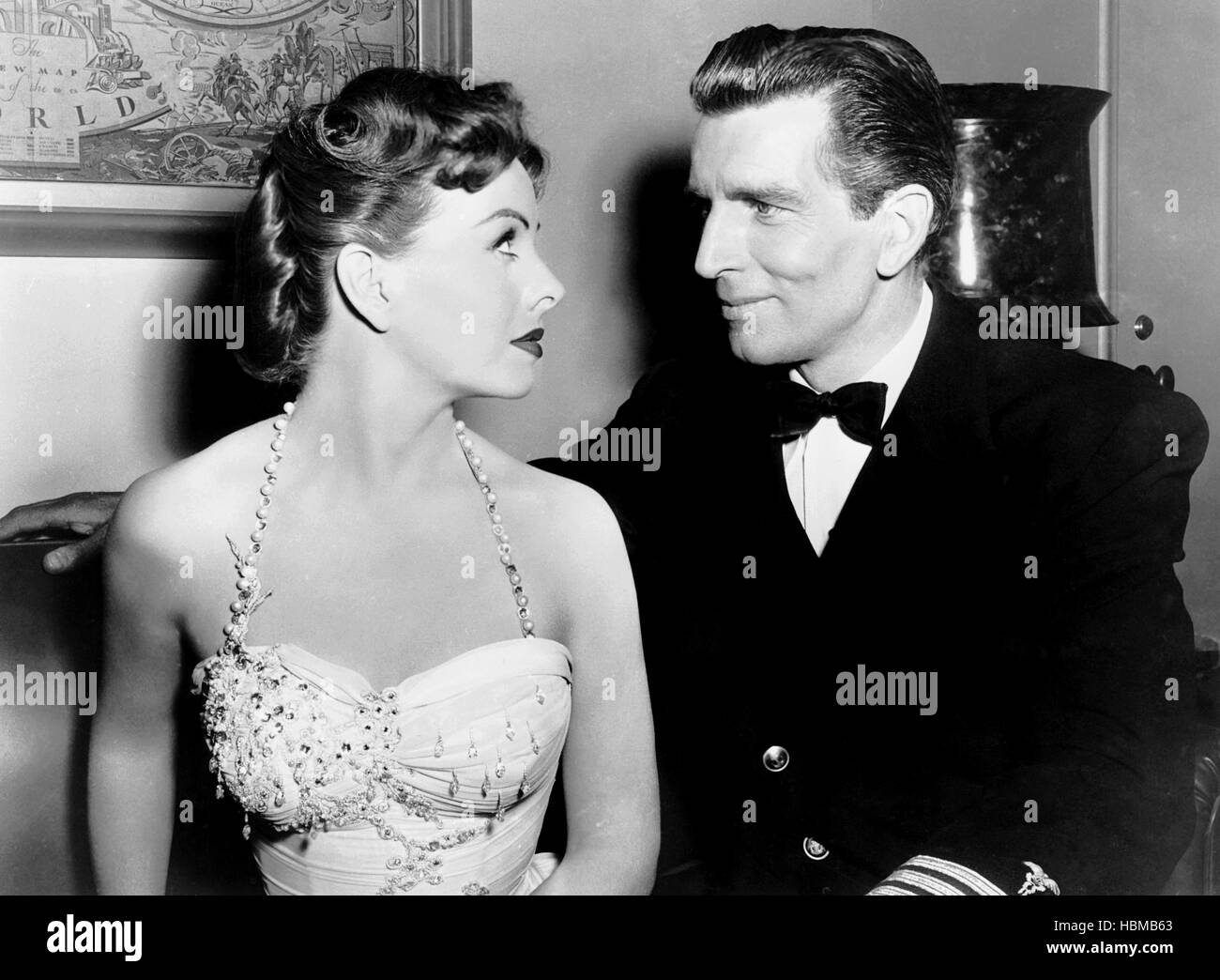 DANGEROUS CROSSING, from left, Jeanne Crain, Michael Rennie, 1953, TM & Copyright ©20th Century ...