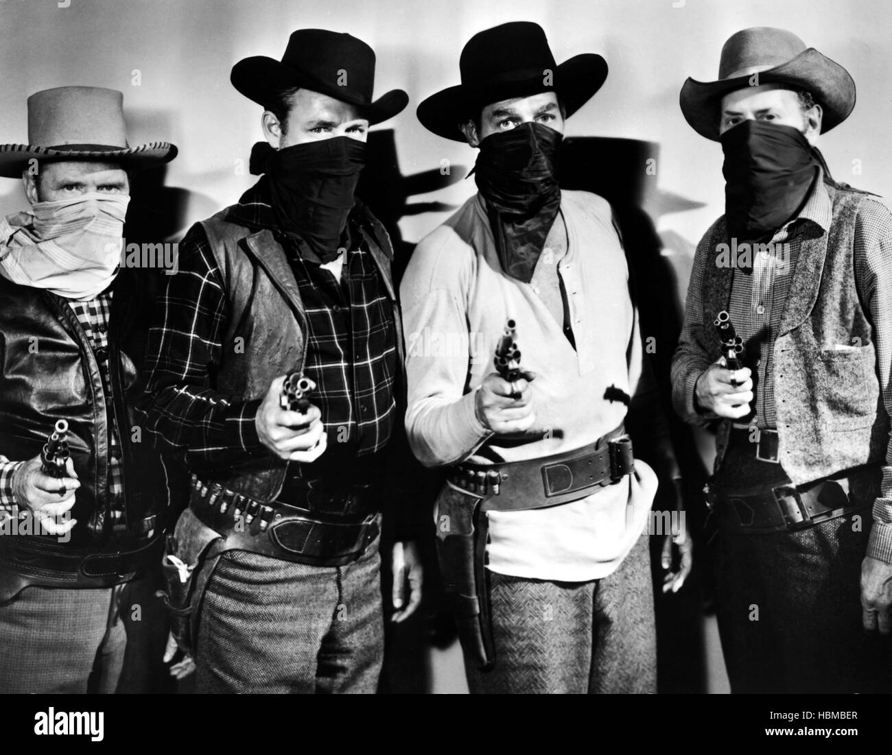 THE DALTON GANG, Ray Bennett, Marshall Reed, Robert Lowery, Lee Roberts ...