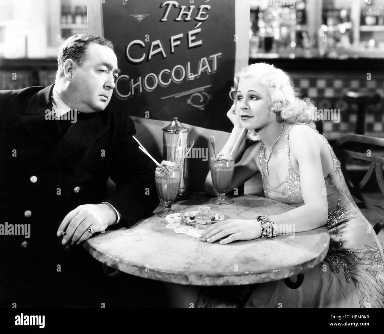 DANCERS IN THE DARK, from left: Eugene Pallette, Lyda Roberti, 1932 ...