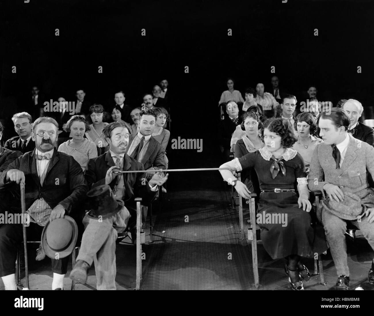 DABBLING IN ART, from left, Gordon Lewis, Lige Conley, Marie Prevost ...