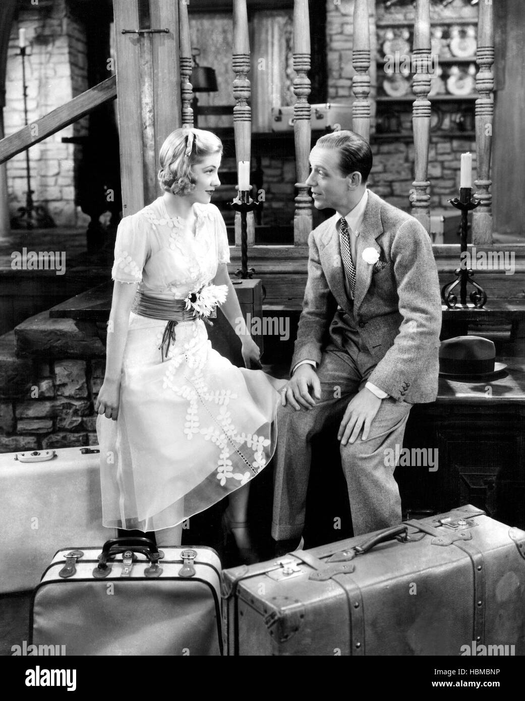 A DAMSEL IN DISTRESS, Joan Fontaine, Fred Astaire, 1937 Stock Photo - Alamy