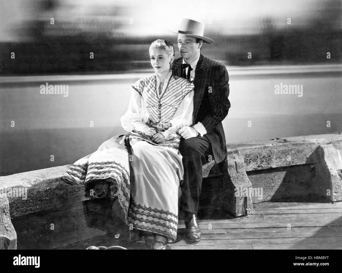 DAKOTA, from left: Vera Ralston, John Wayne, 1945 Stock Photo - Alamy