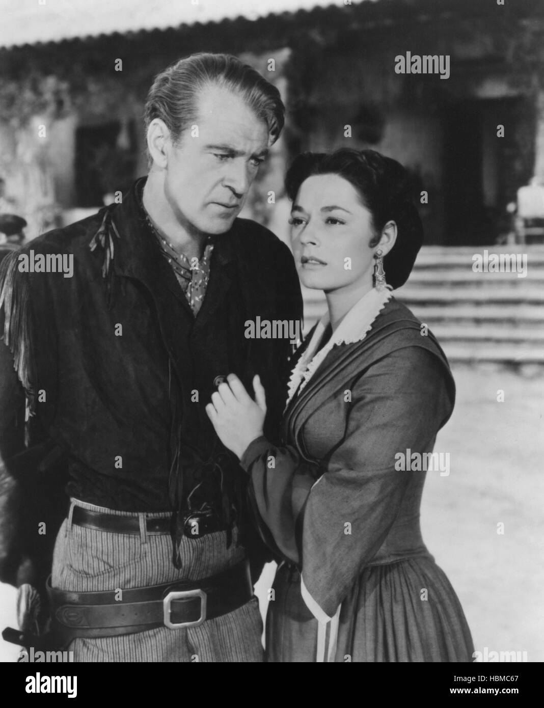 DALLAS, from left: Gary Cooper, Ruth Roman, 1950 Stock Photo - Alamy