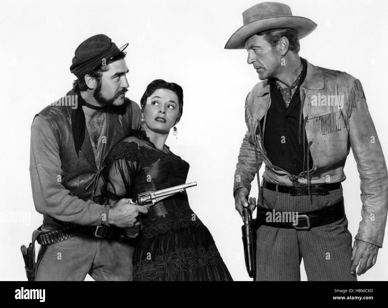 DALLAS, Steve Cochran, Ruth Roman, Gary Cooper, 1950 Stock Photo - Alamy