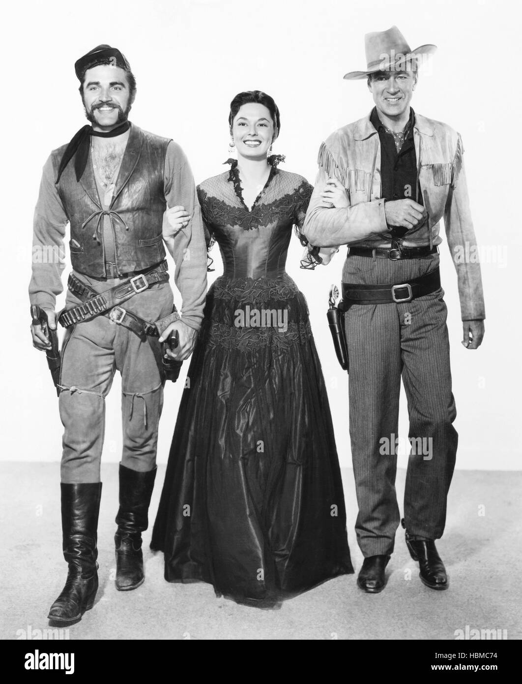 DALLAS, from left: Steve Cochran, Ruth Roman, Gary Cooper, 1950 Stock ...