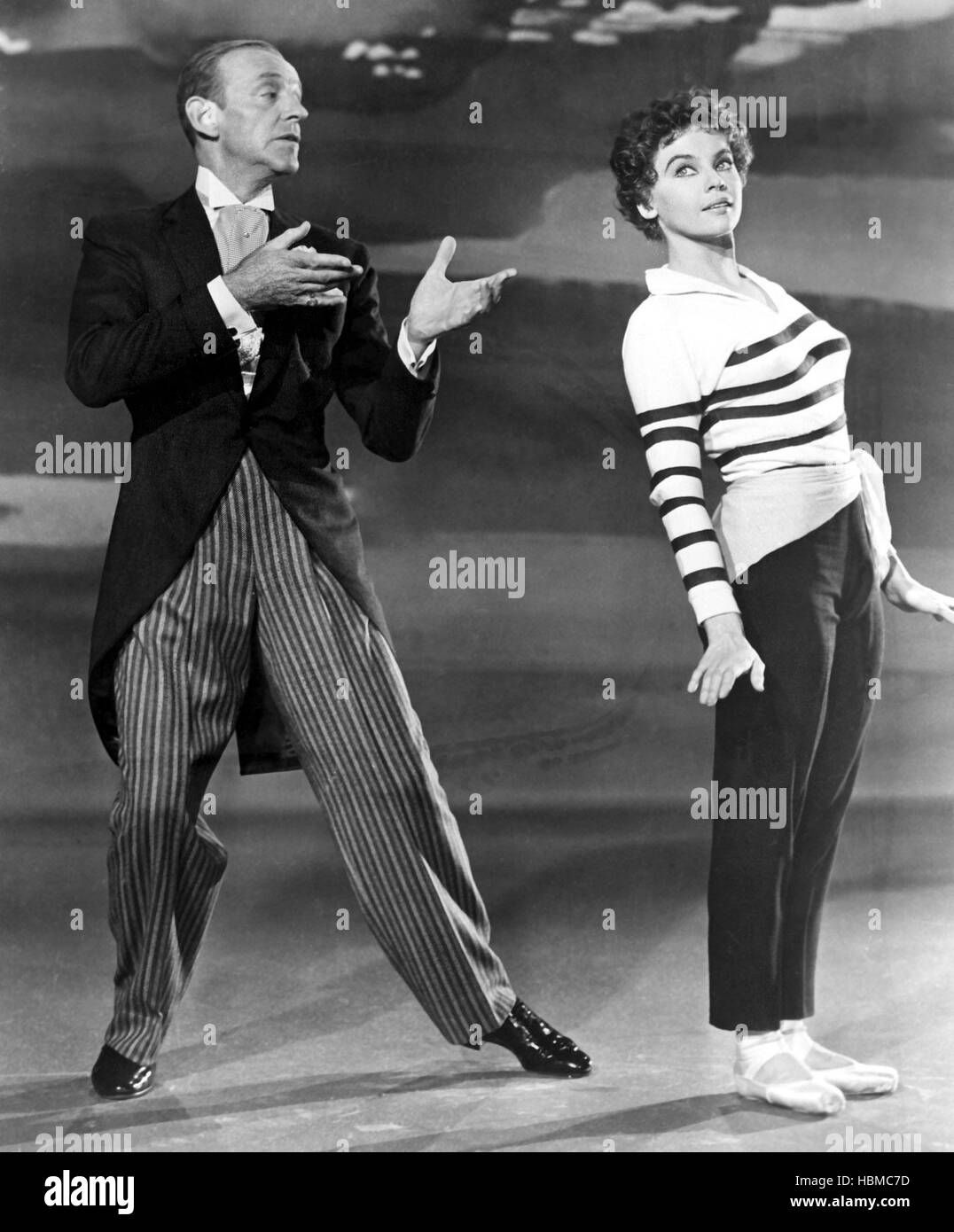 DADDY LONG LEGS, Fred Astaire, Leslie Caron, 1955 Stock Photo - Alamy