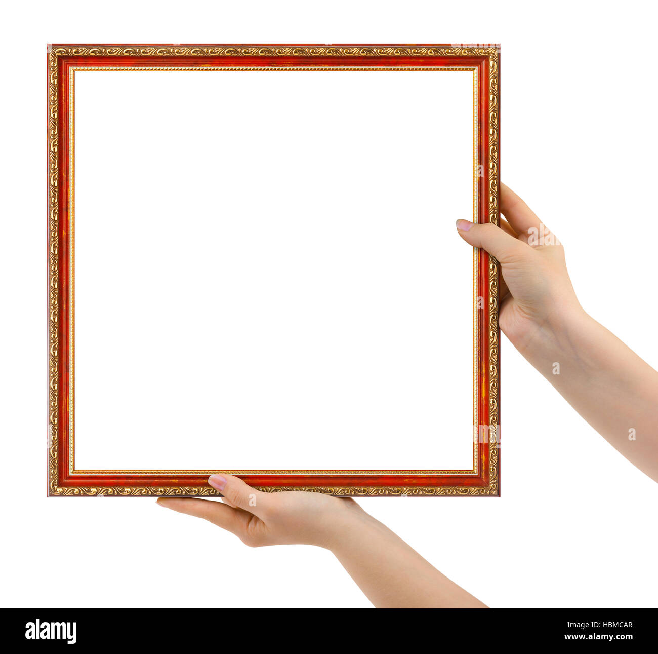 Frame in hands Stock Photo - Alamy