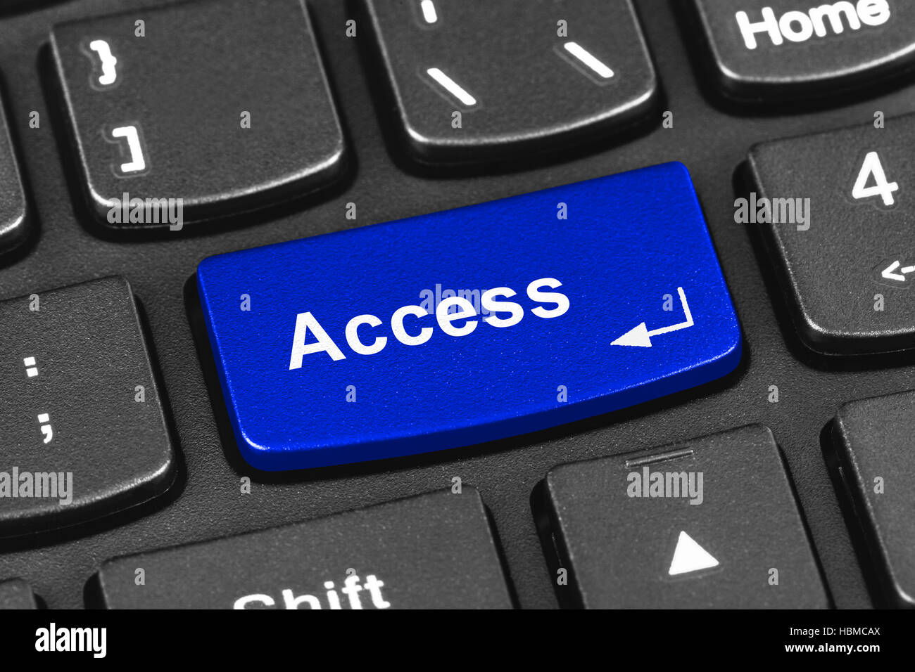 Computer notebook keyboard with Access key Stock Photo - Alamy